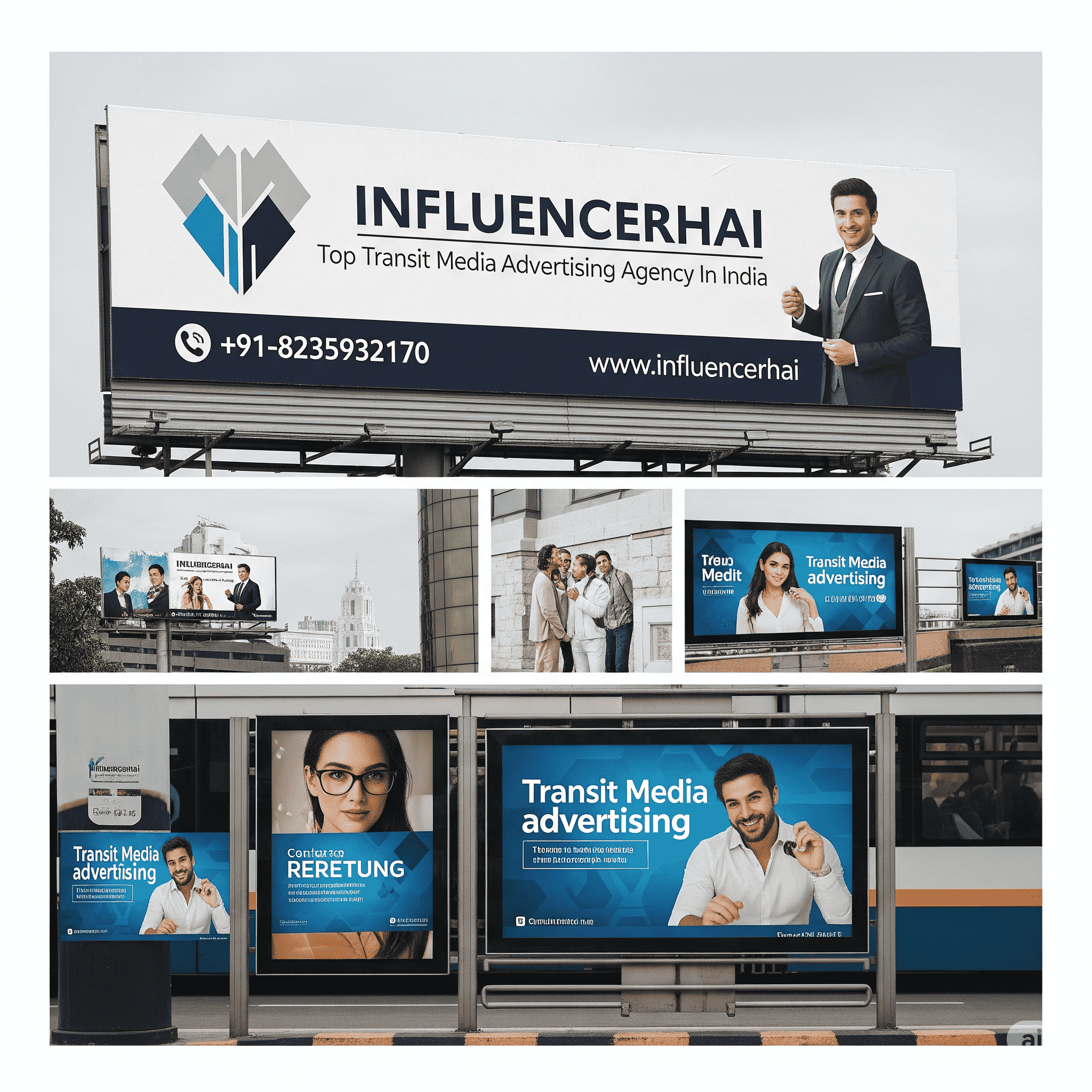 Top Transit Media Advertising Agency In India | Influencerhai